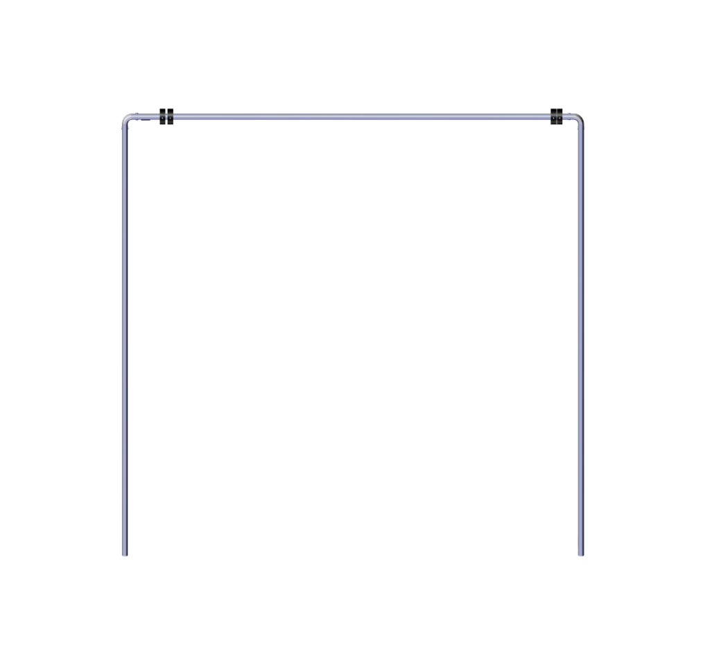 Bow Set, 79" Wide Top Tube w/ 98" Side Arms - Carter Scales and Tarps
